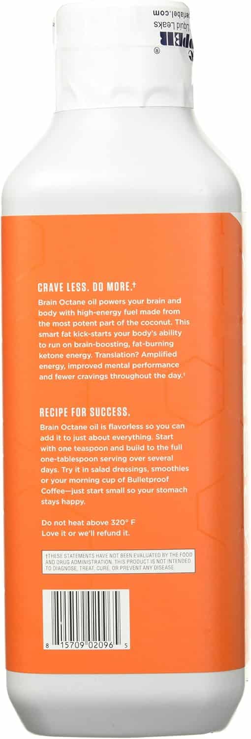 Bulletproof Brain Octane C8 MCT Oil - Greg Harris Coaching